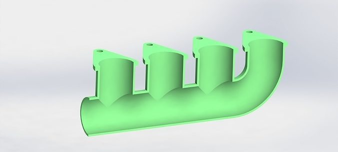 Exhaust Manifold 3D model | CGTrader