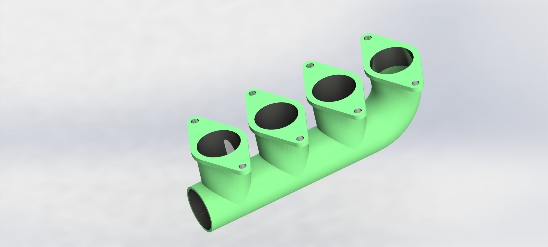 Exhaust Manifold 3D model | CGTrader