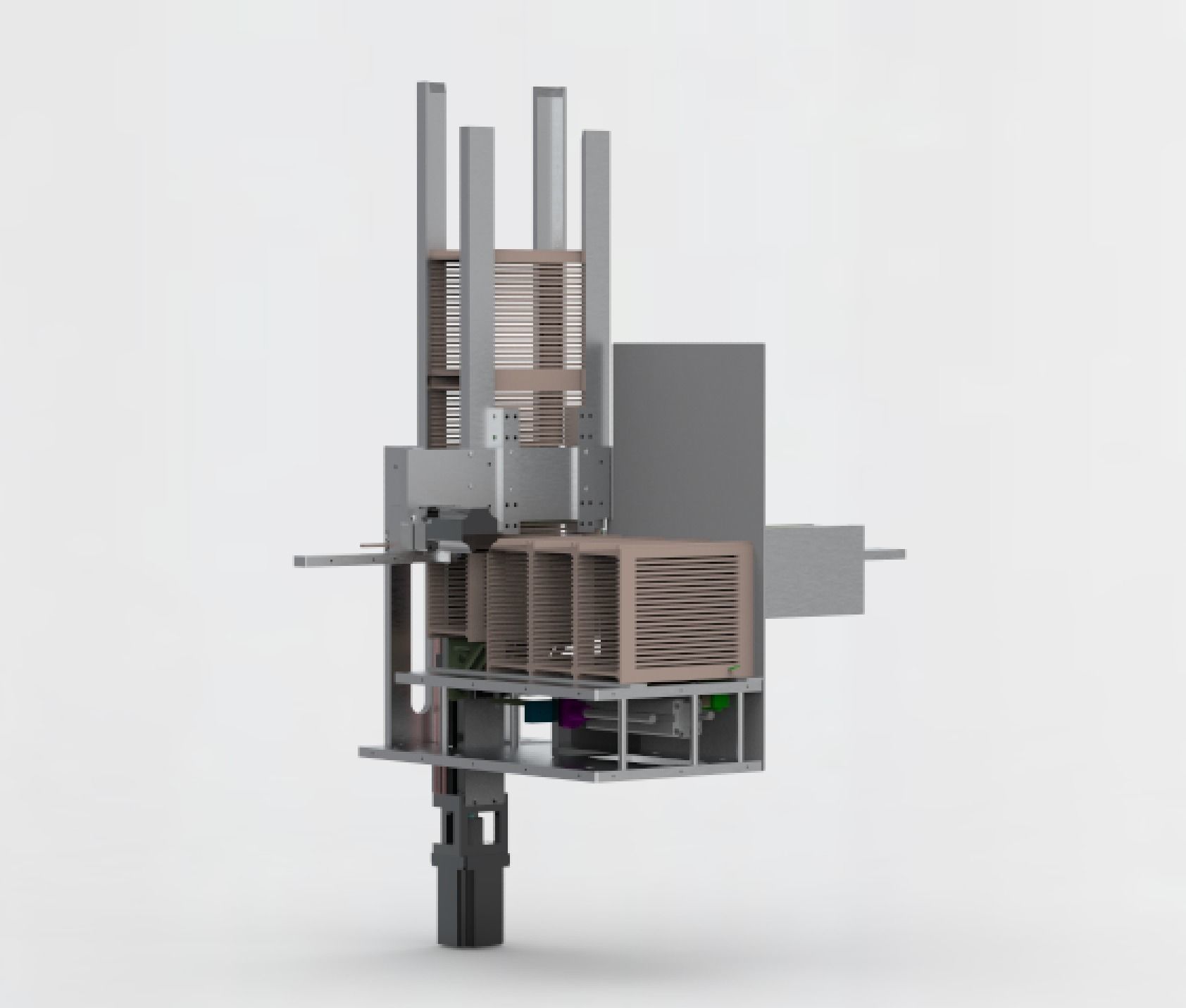 3D model Tray loading and unloading mechanism VR / AR / low-poly | CGTrader