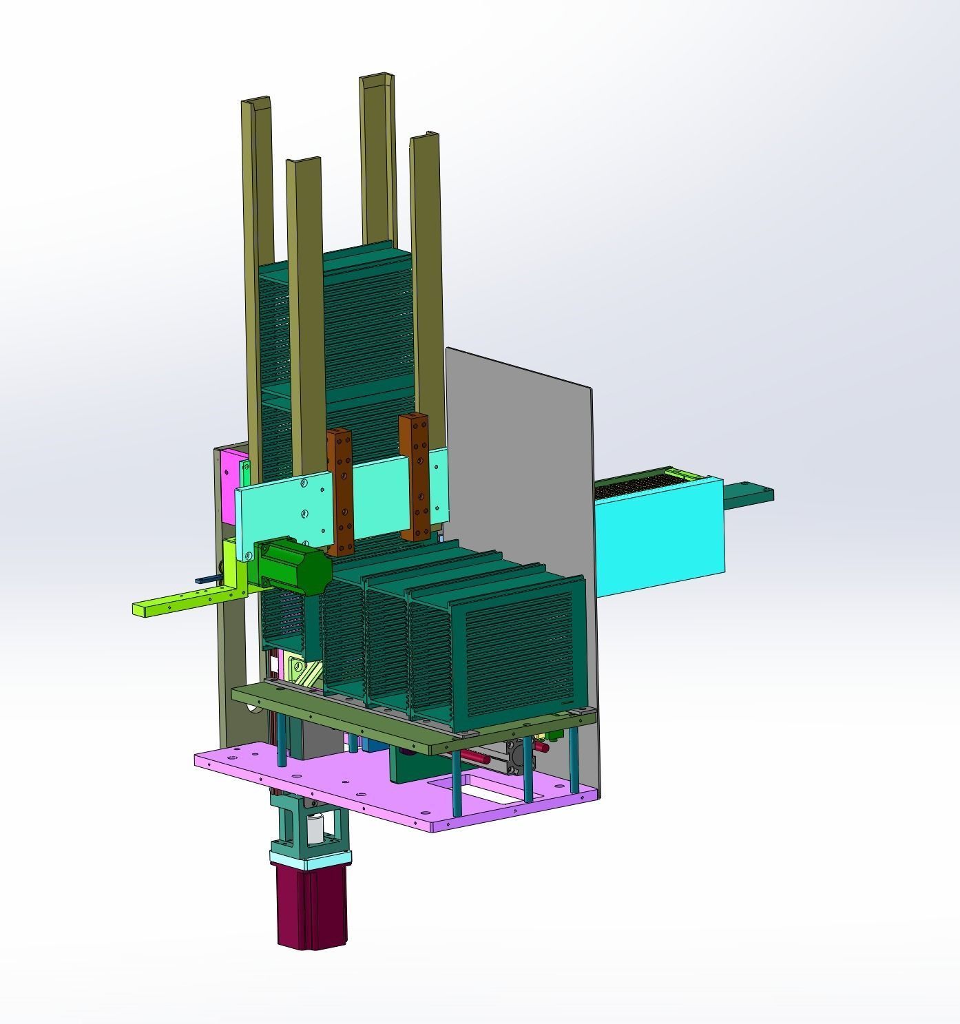 3D model Tray loading and unloading mechanism VR / AR / low-poly | CGTrader