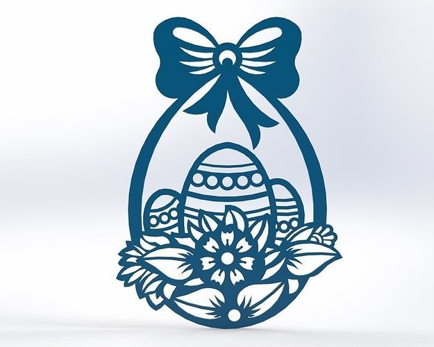 Easter decoration 1 standard 3D model 3D printable | CGTrader