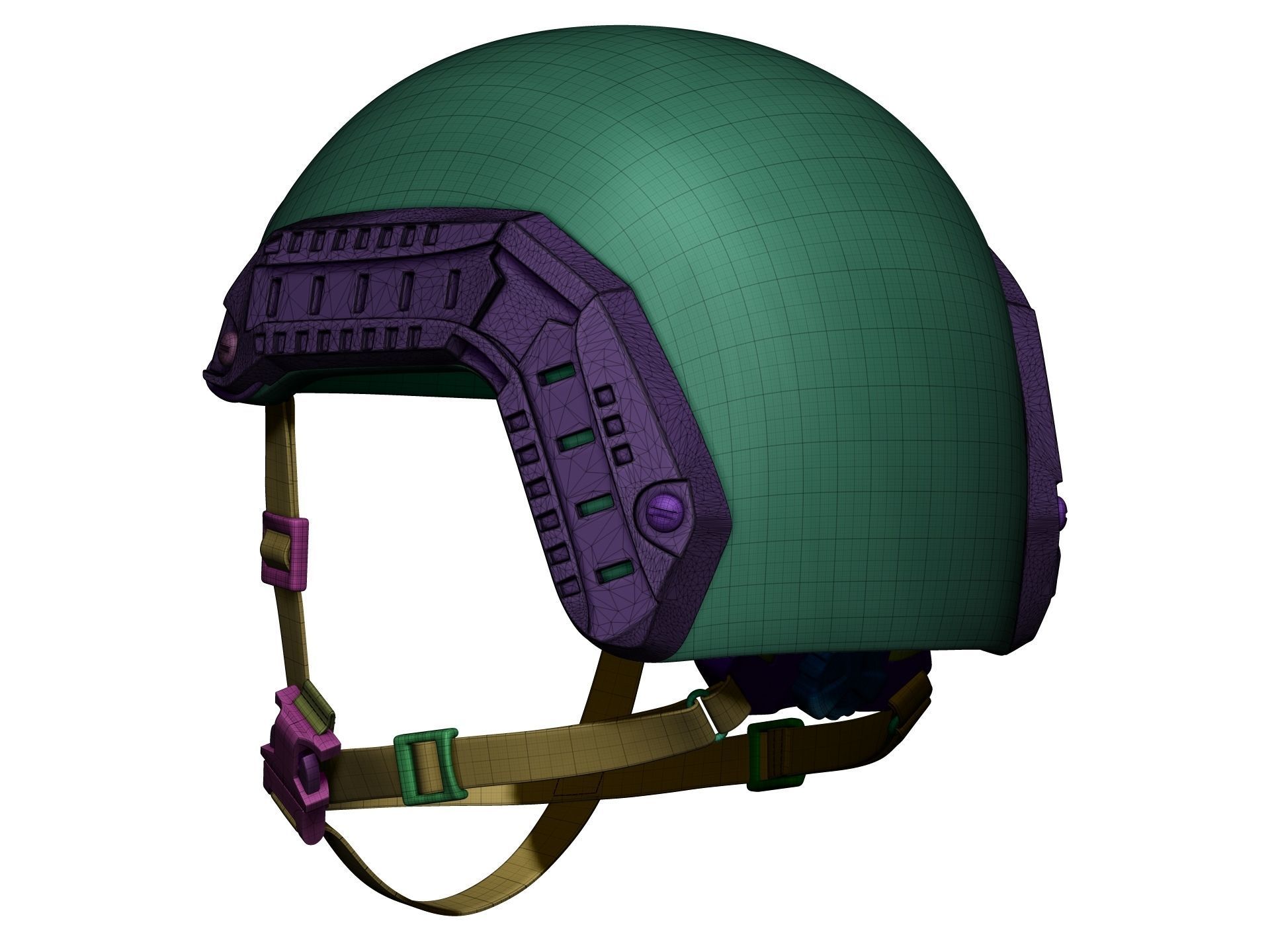 Ops Core Fast Ballistic Helmet - High Poly 3D model | CGTrader