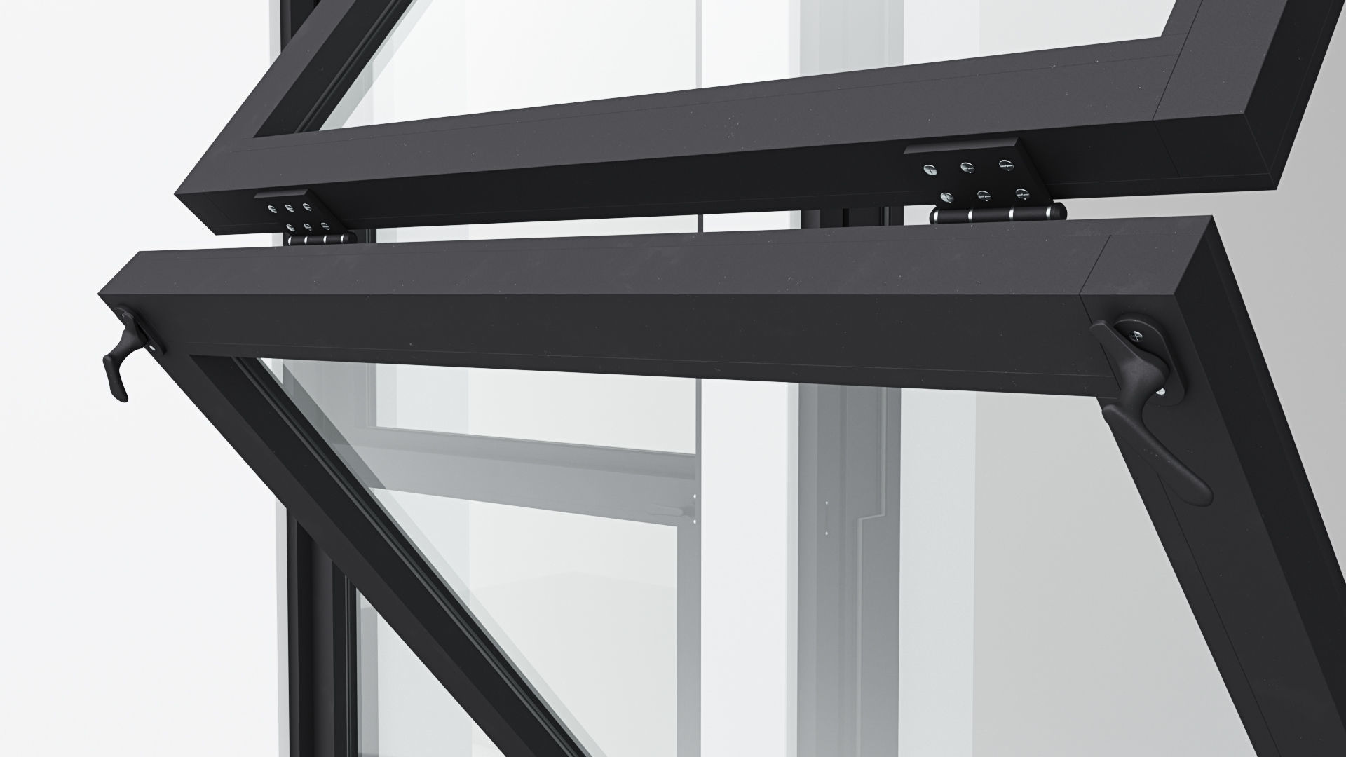 Collection Aluminium window x9 | CGTrader