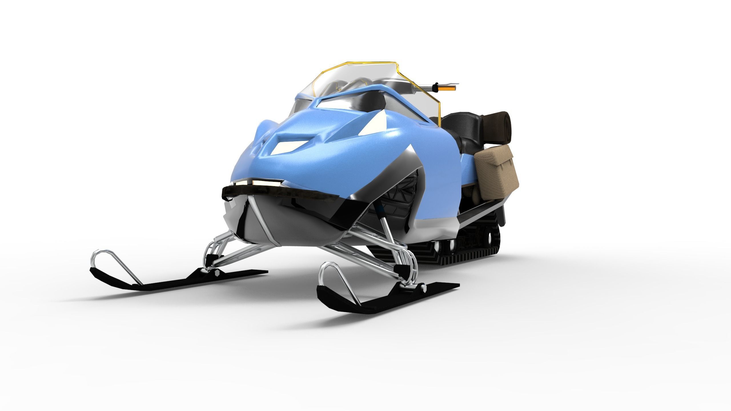 3D model Snowmobile VR / AR / low-poly | CGTrader