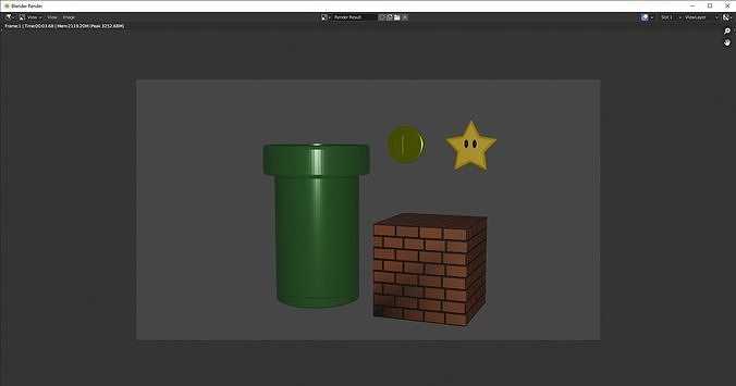 Super Mario Stuff Pack free 3D model | CGTrader