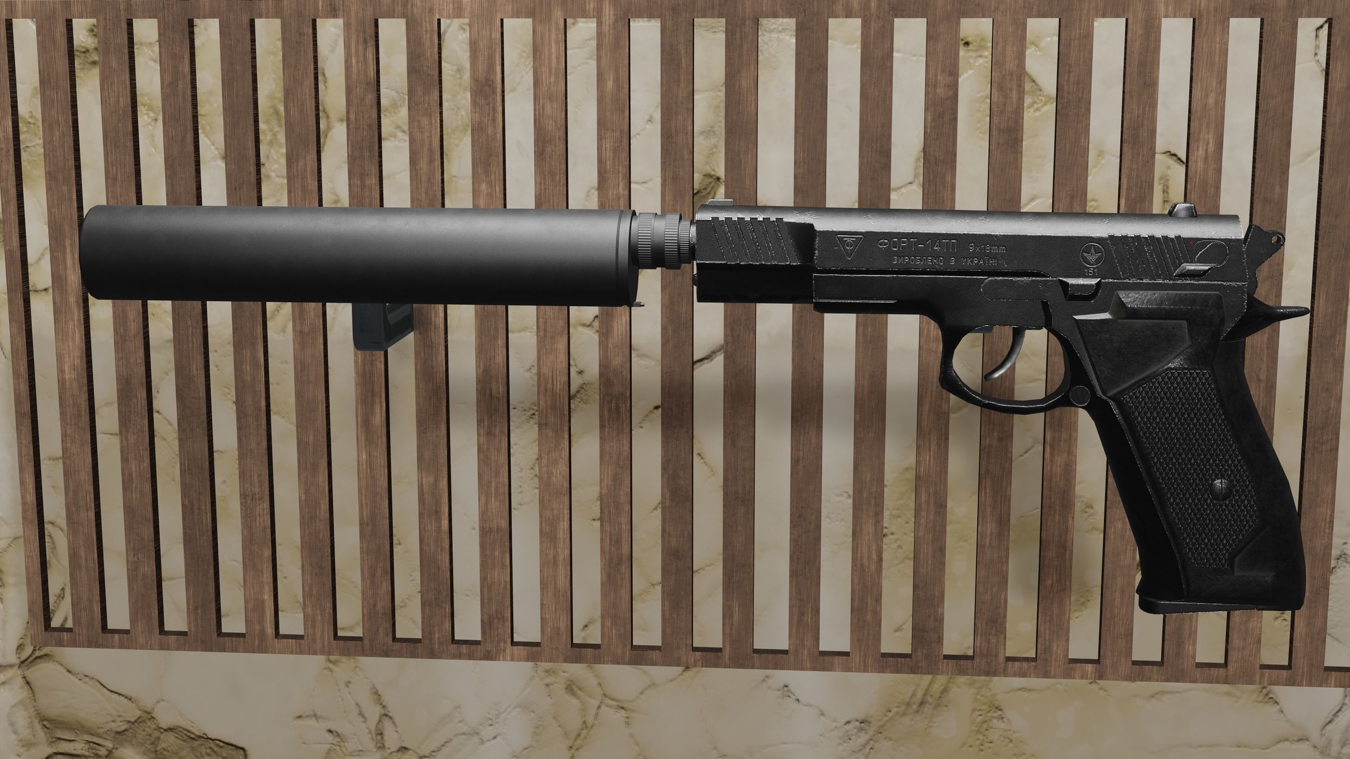 3D model Fort-14 Pistol VR / AR / low-poly | CGTrader