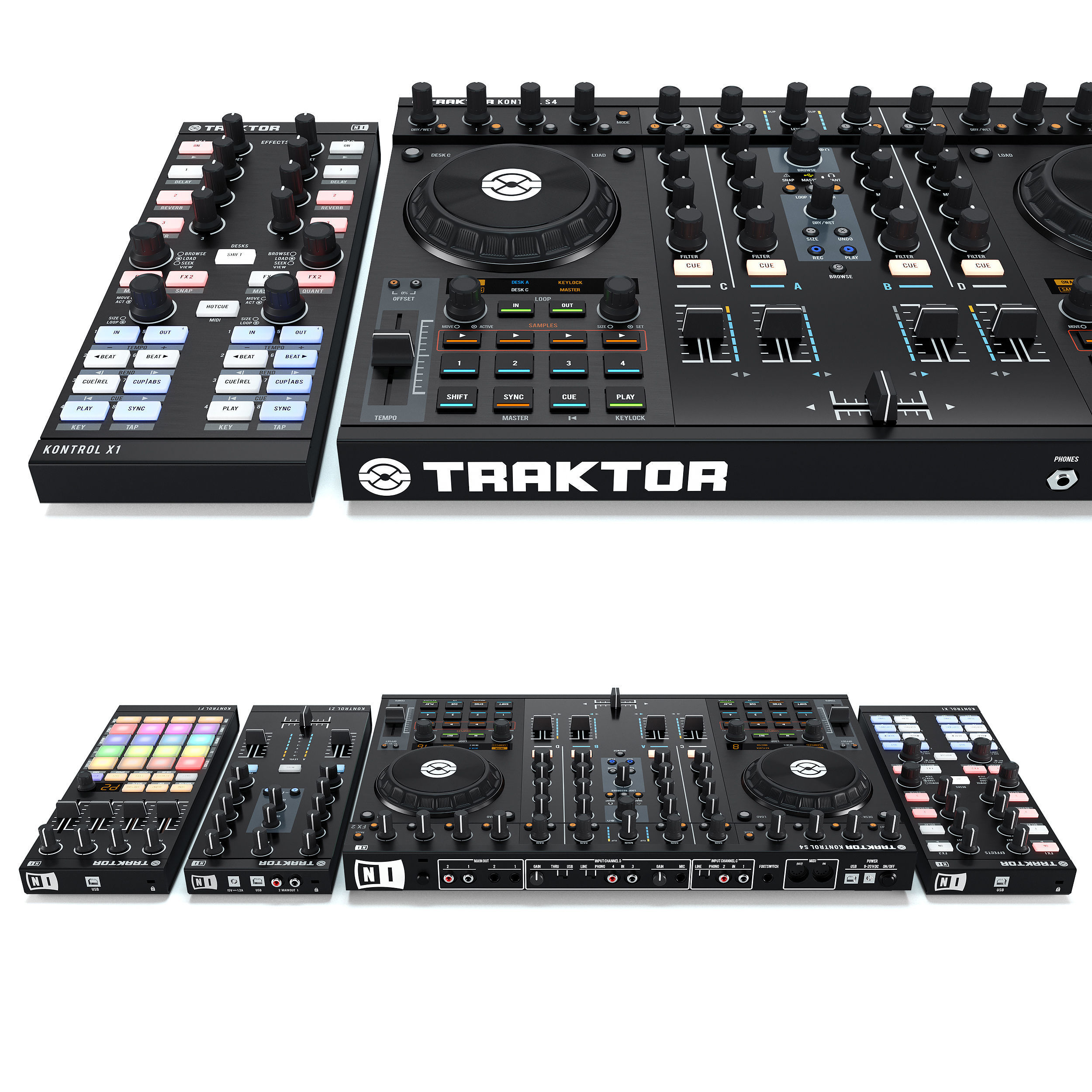 DJ System Native instruments Traktor Kontrols 3D model | CGTrader