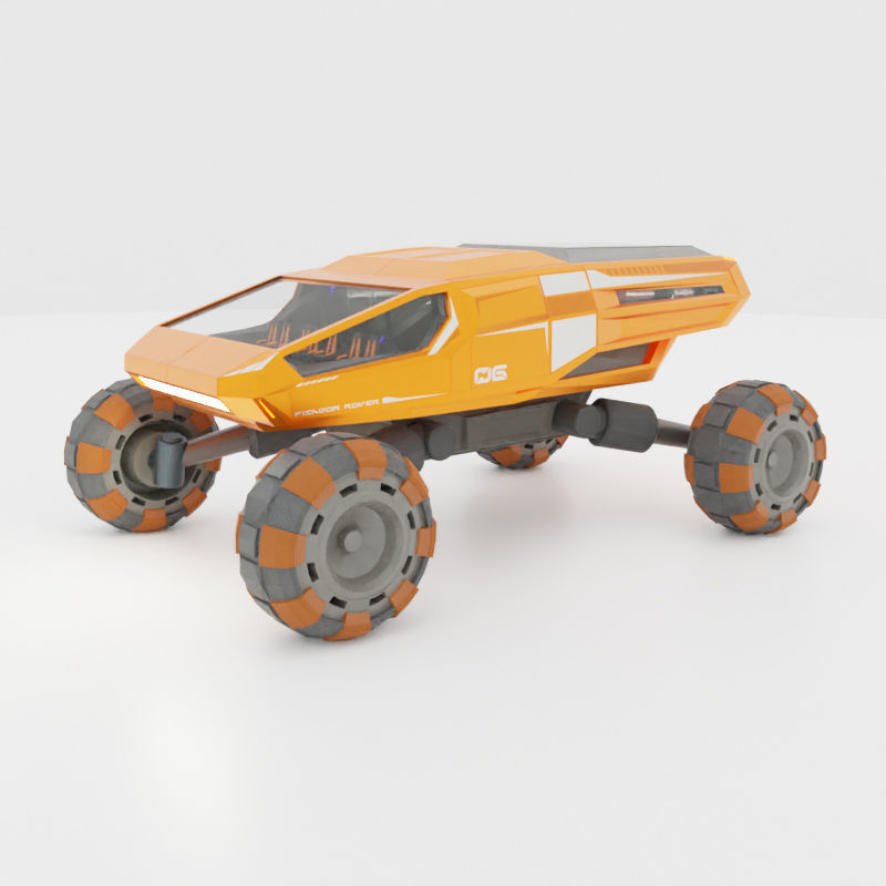 3D model Giant Rover vehicle VR / AR / low-poly | CGTrader