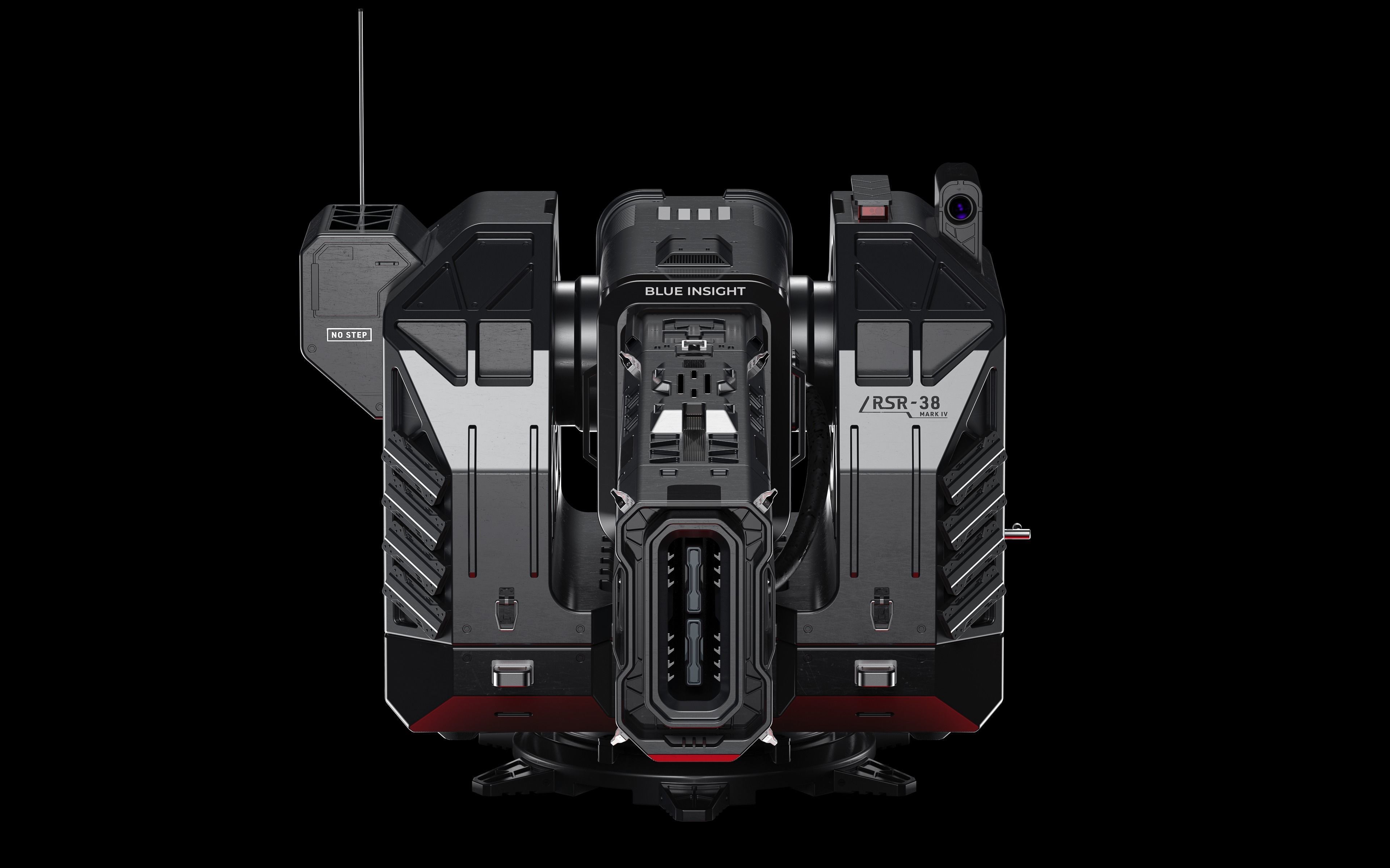 Scifi Laser Turret 3D model | CGTrader