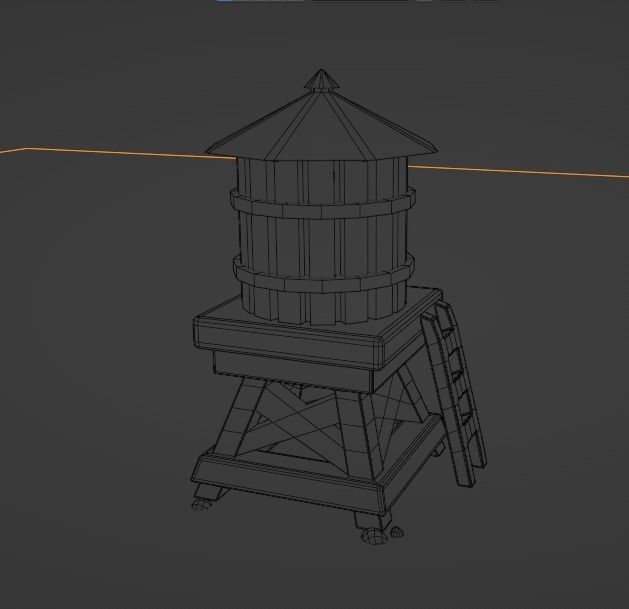 3D model Water Tank Low-poly 3D model VR / AR / low-poly | CGTrader