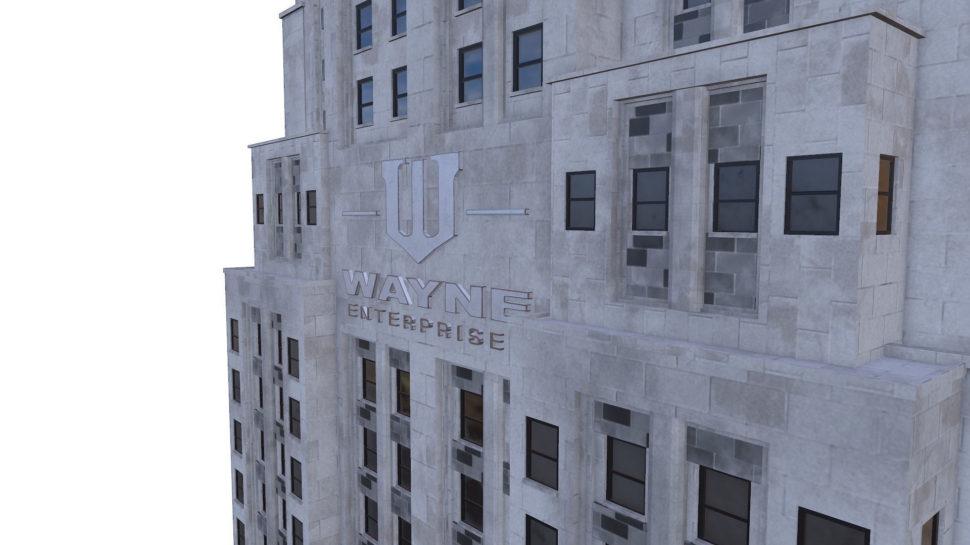 Wayne Tower - Batman Begins 3D model | CGTrader