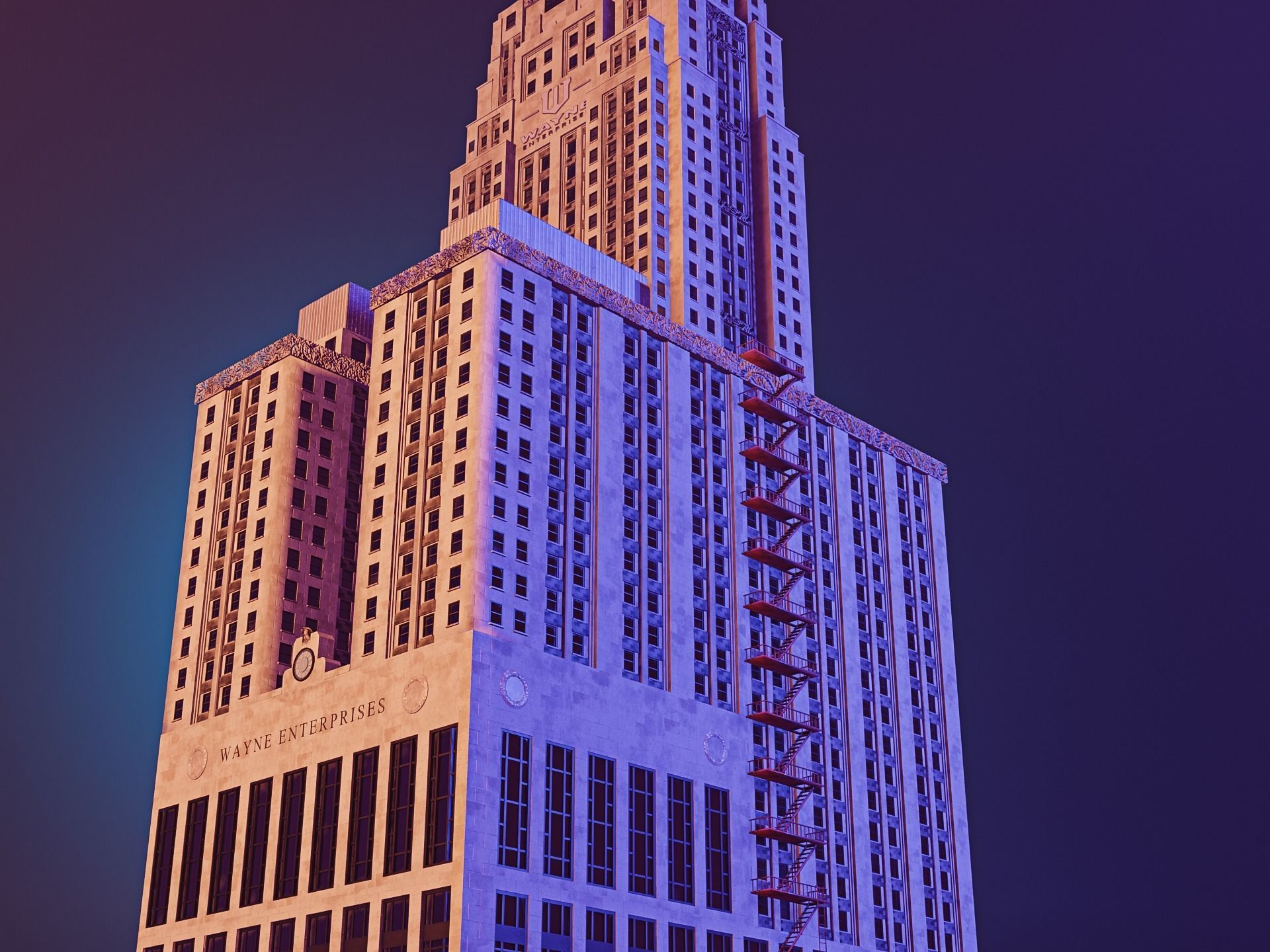 Wayne Tower - Batman Begins 3D model | CGTrader