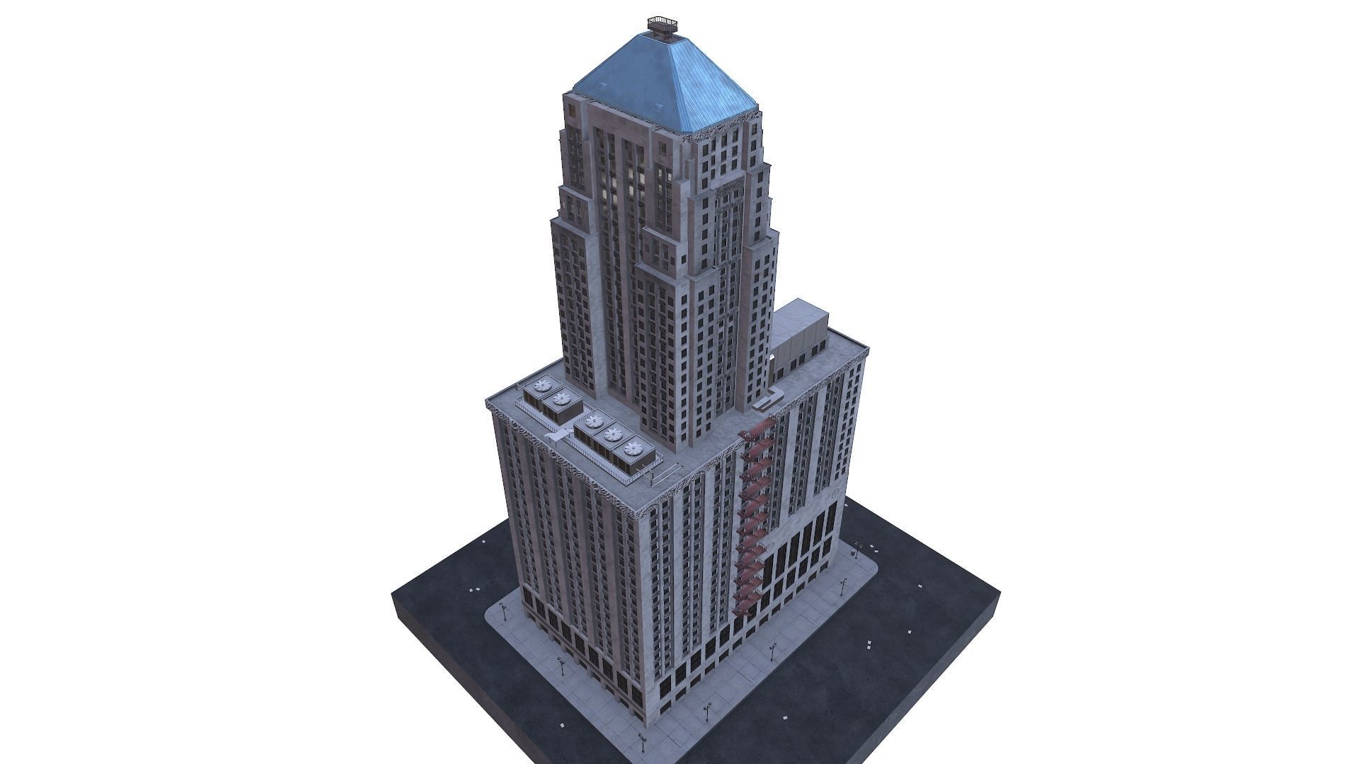 Wayne Tower - Batman Begins 3D model | CGTrader