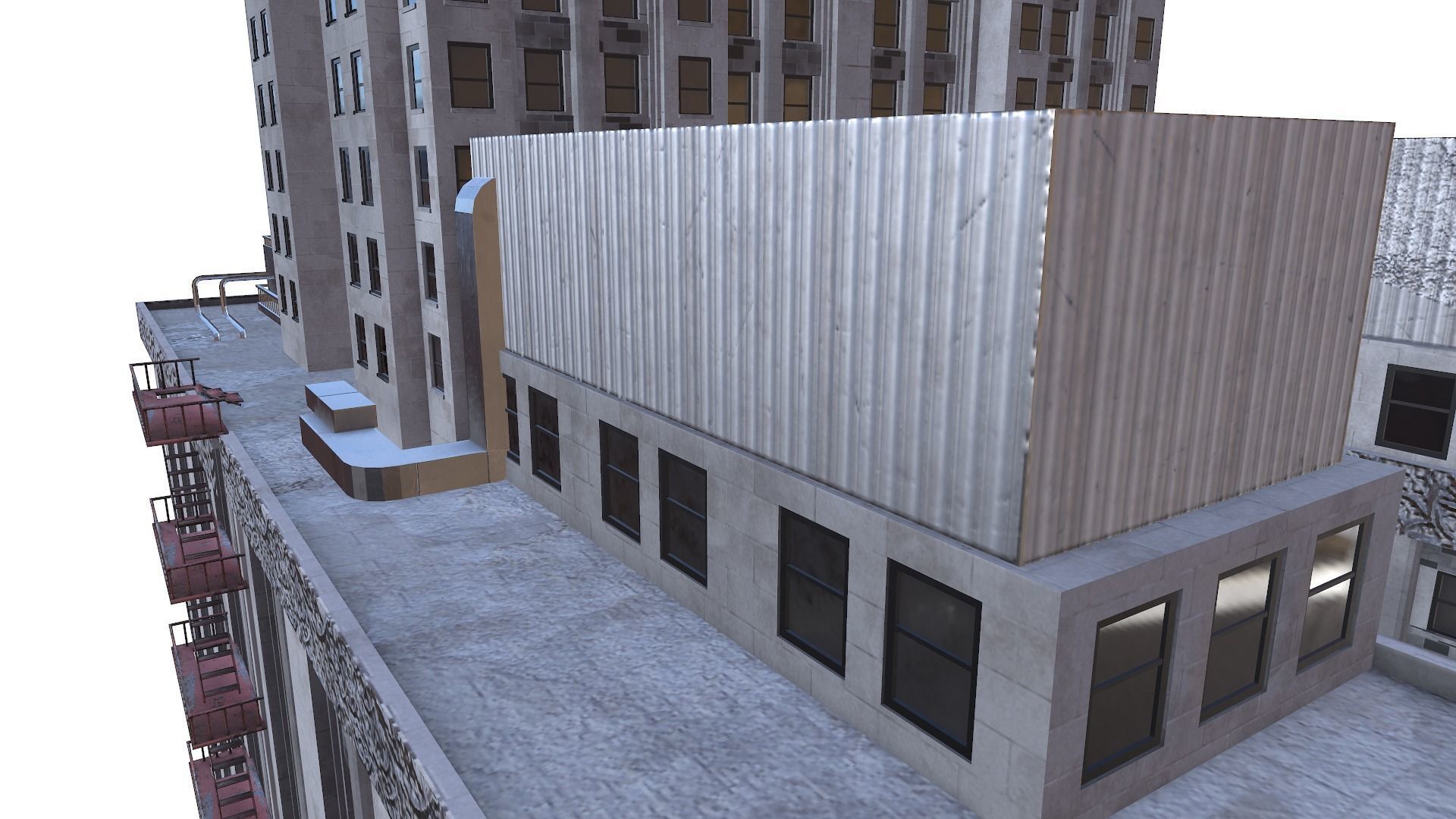 Wayne Tower - Batman Begins 3D model | CGTrader