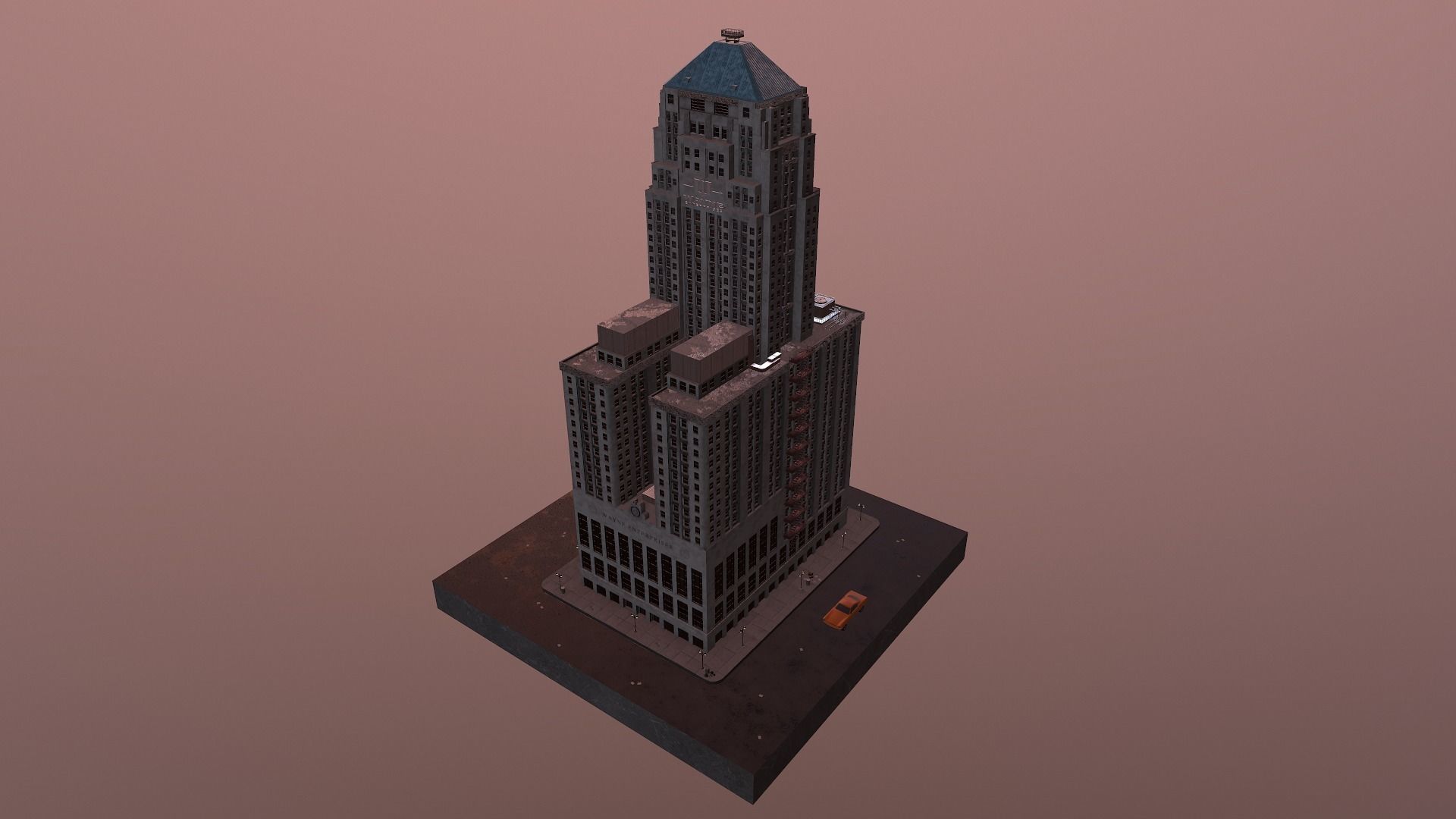 Wayne Tower - Batman Begins 3D model | CGTrader