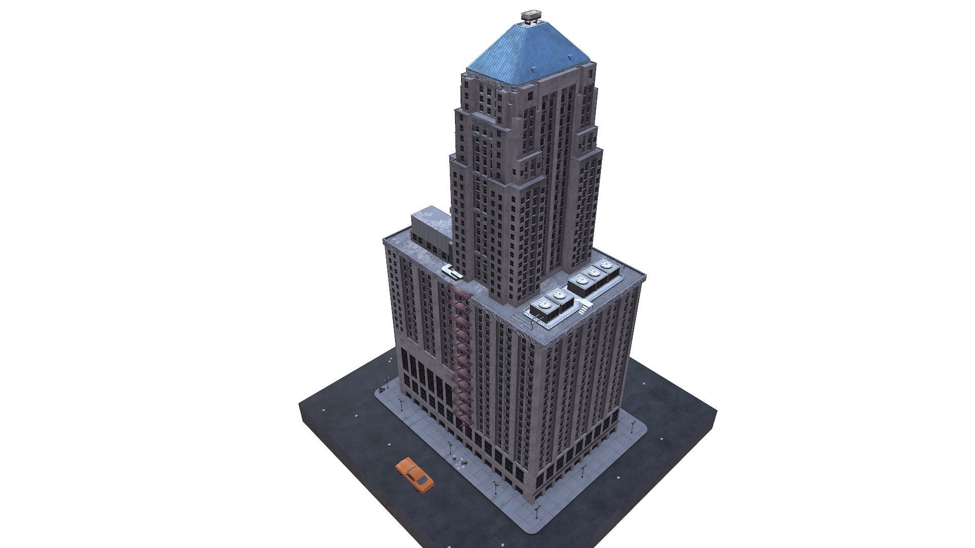 Wayne Tower - Batman Begins 3D model | CGTrader