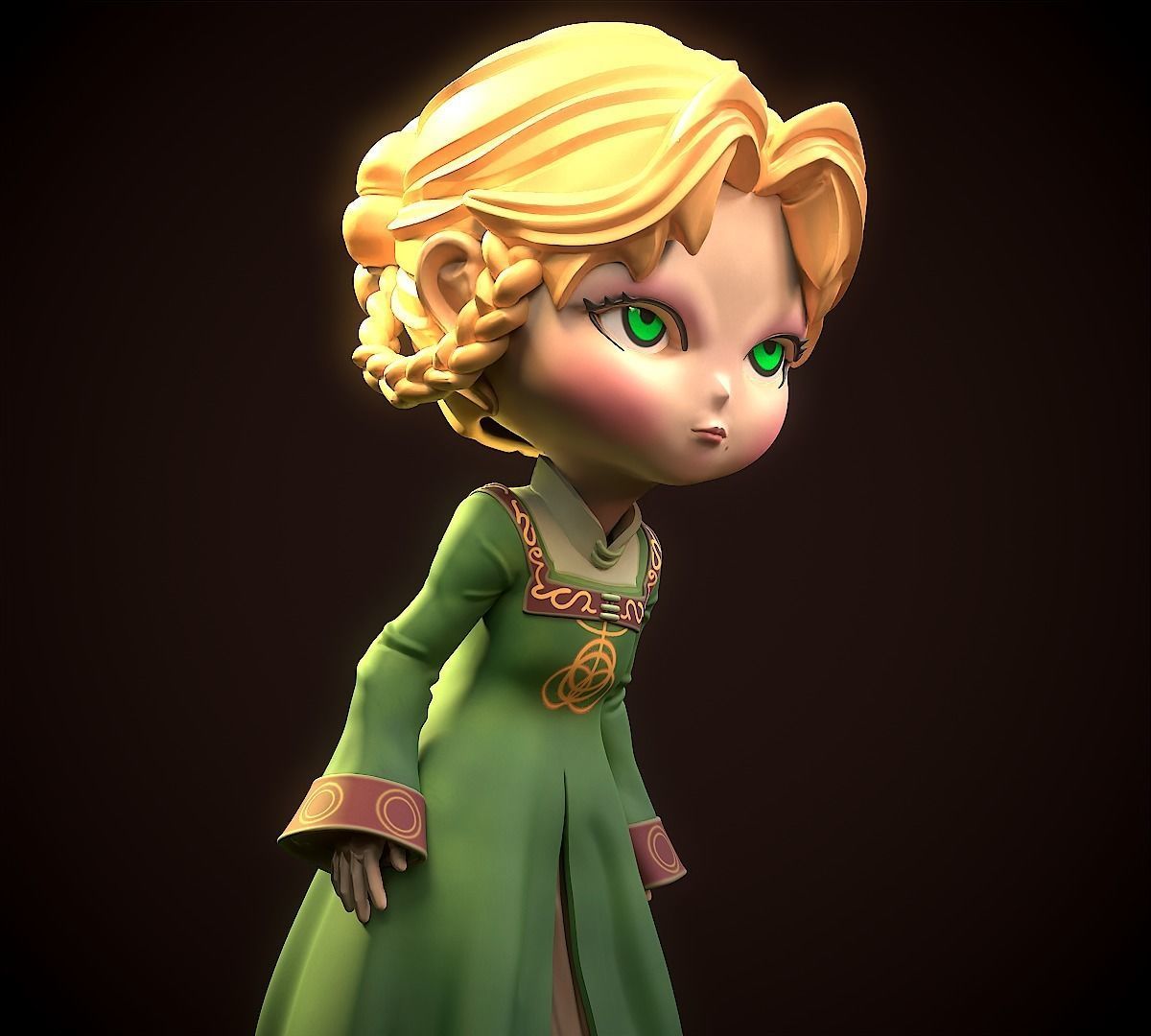 Rya Chibi Elden ring 3D model 3D printable | CGTrader