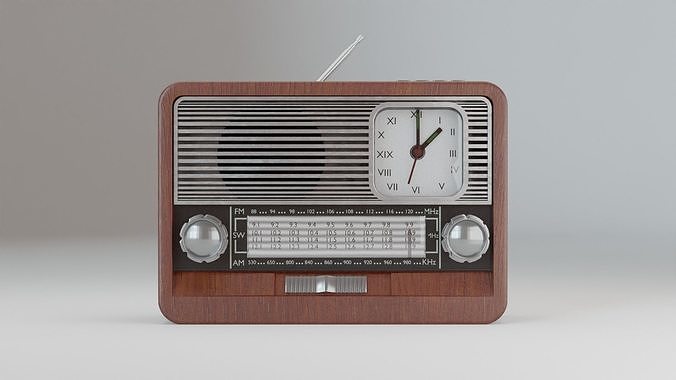 a old Radio free 3D model | CGTrader
