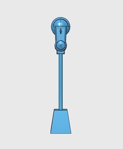 Legends Scale Parking Meter STL Files for Digital Downloads 3D model 3D ...
