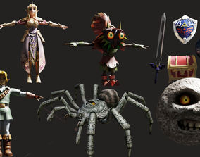Animated Zelda 3D Models | CGTrader
