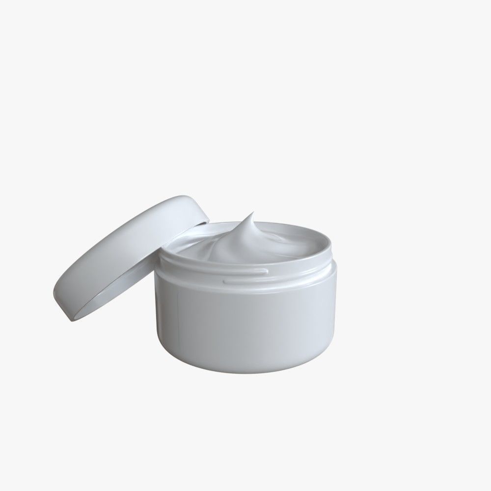 Cream Jar 3D model | CGTrader