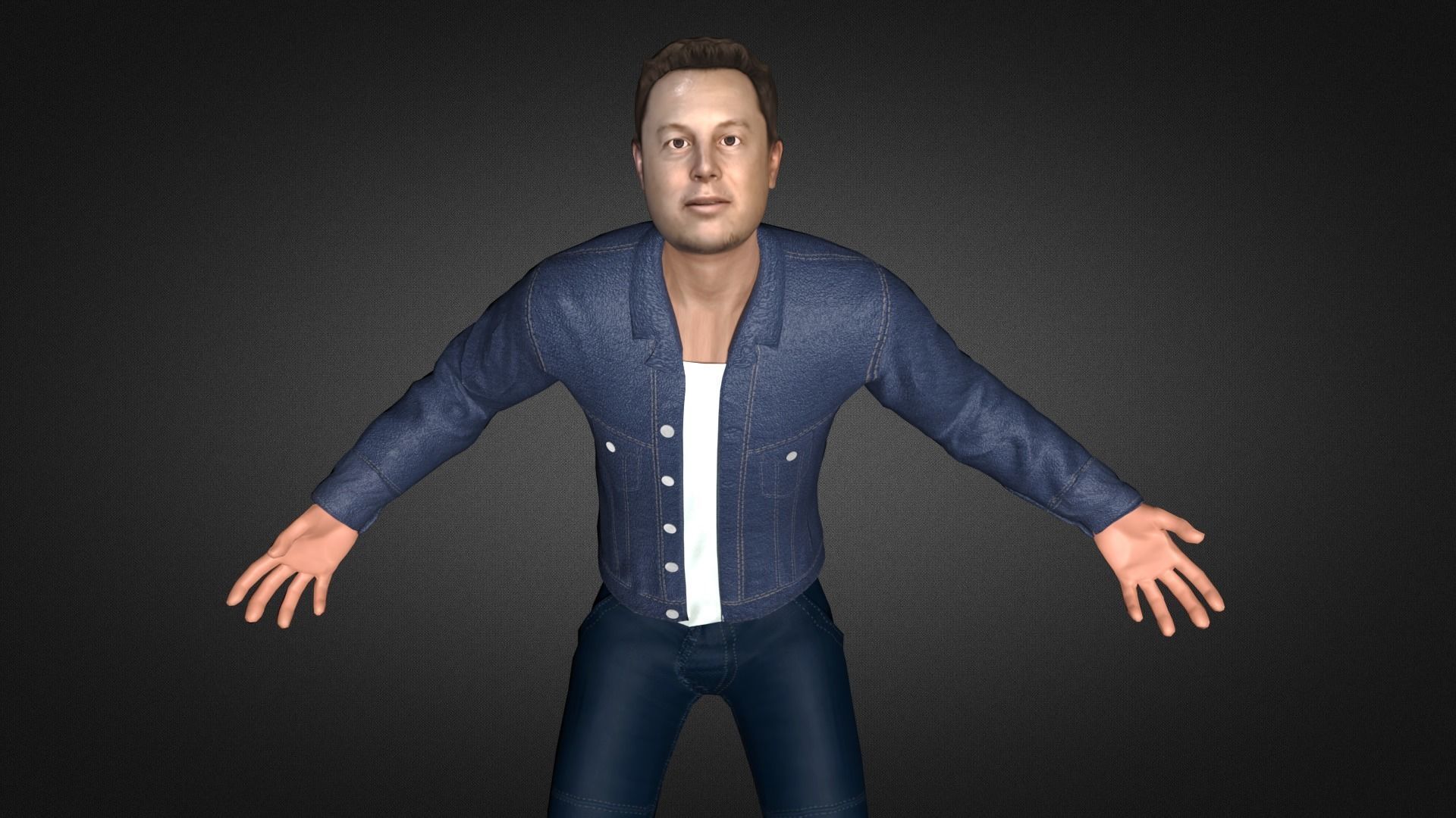 3D model Elon Musk 3D Character VR / AR / low-poly | CGTrader