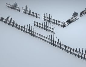 Metal fence 3D Models | CGTrader