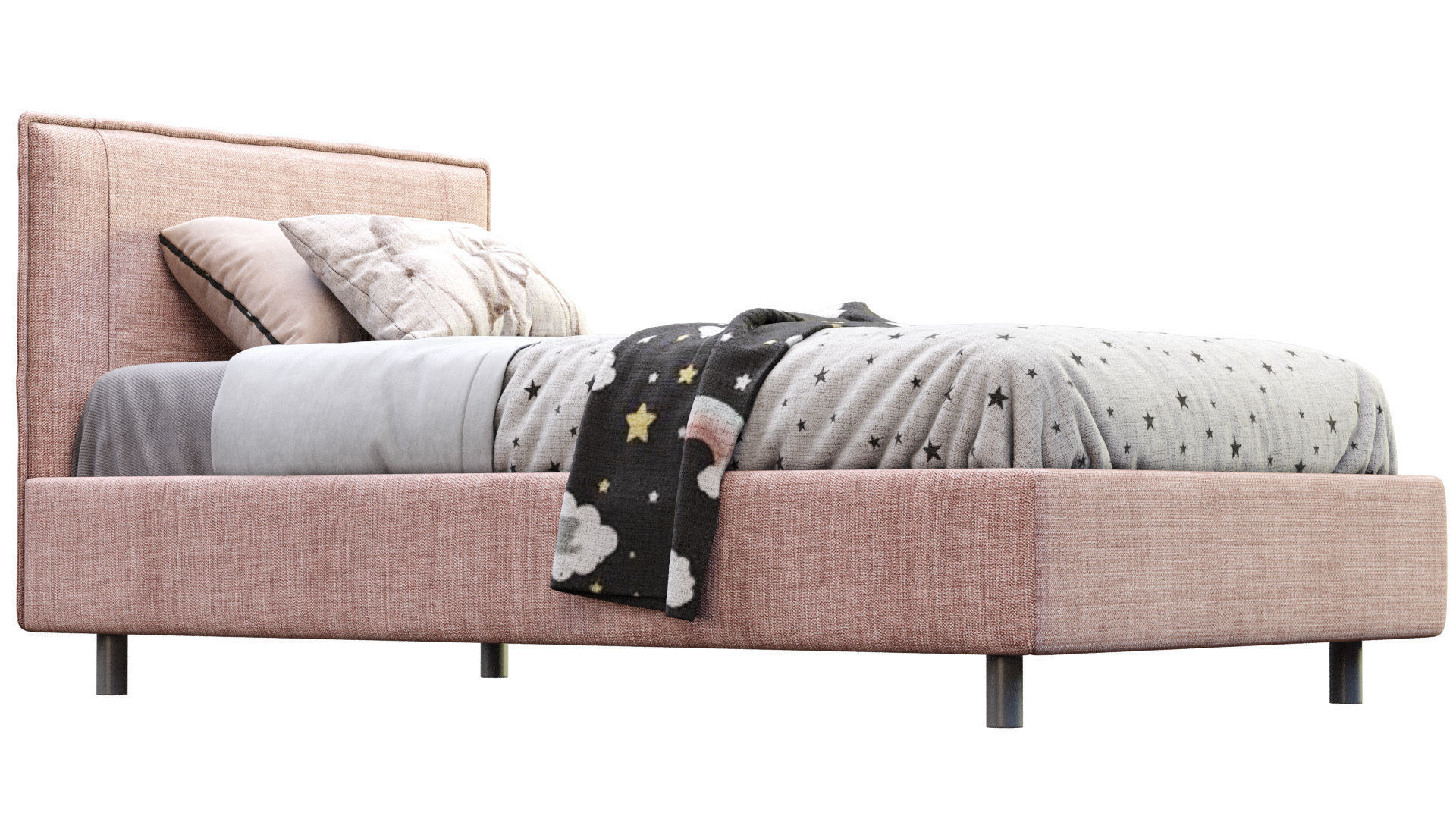 Paco Single Bed By Bonaldo 3D model | CGTrader