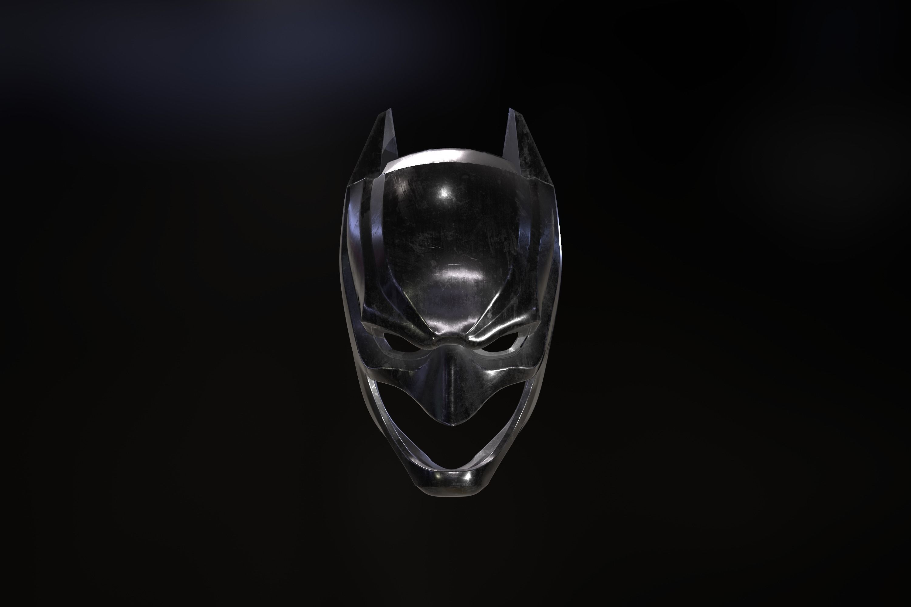 Bat Mask Cowl 3D model 3D printable | CGTrader