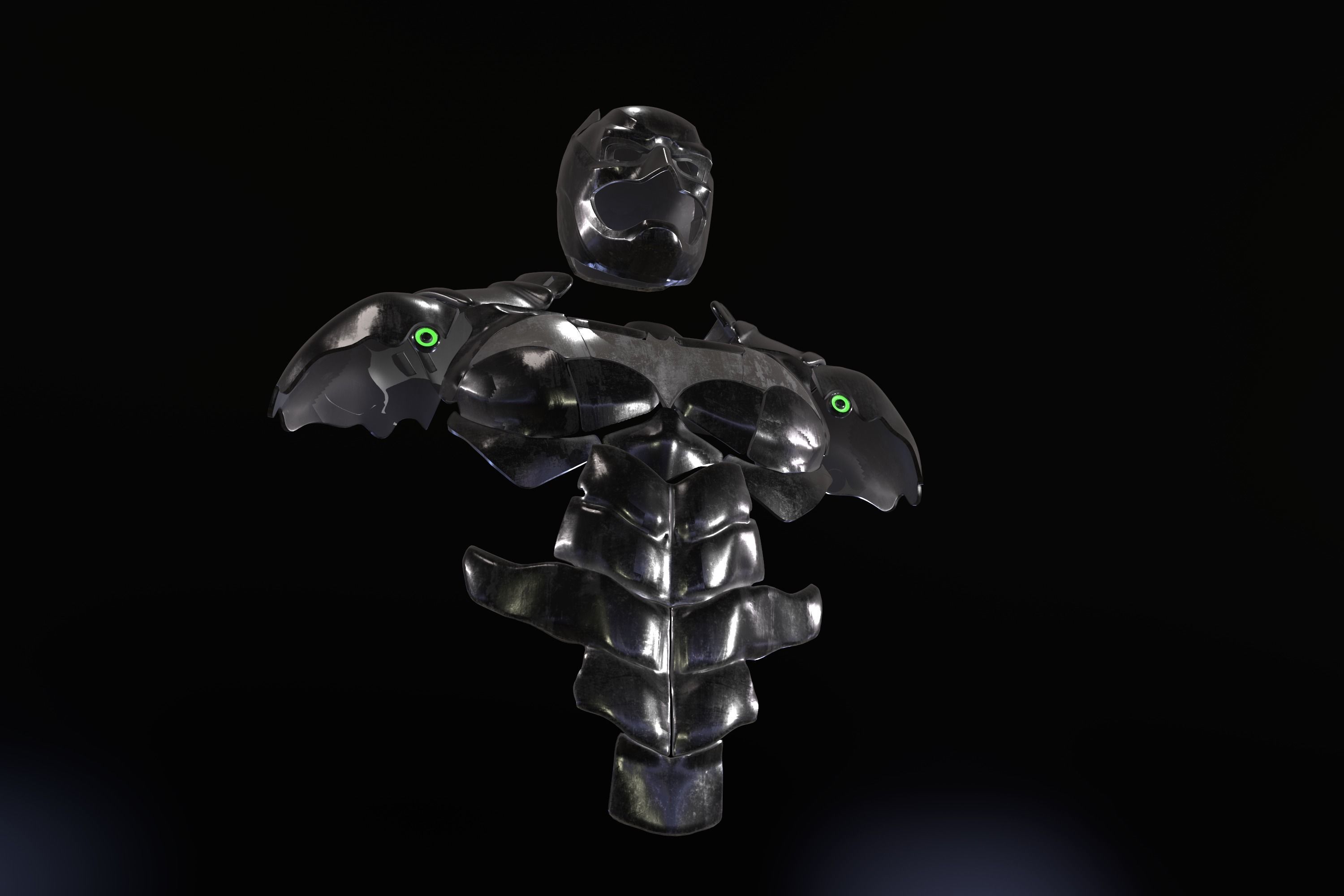 Bat Armor Suit 3D model 3D printable | CGTrader
