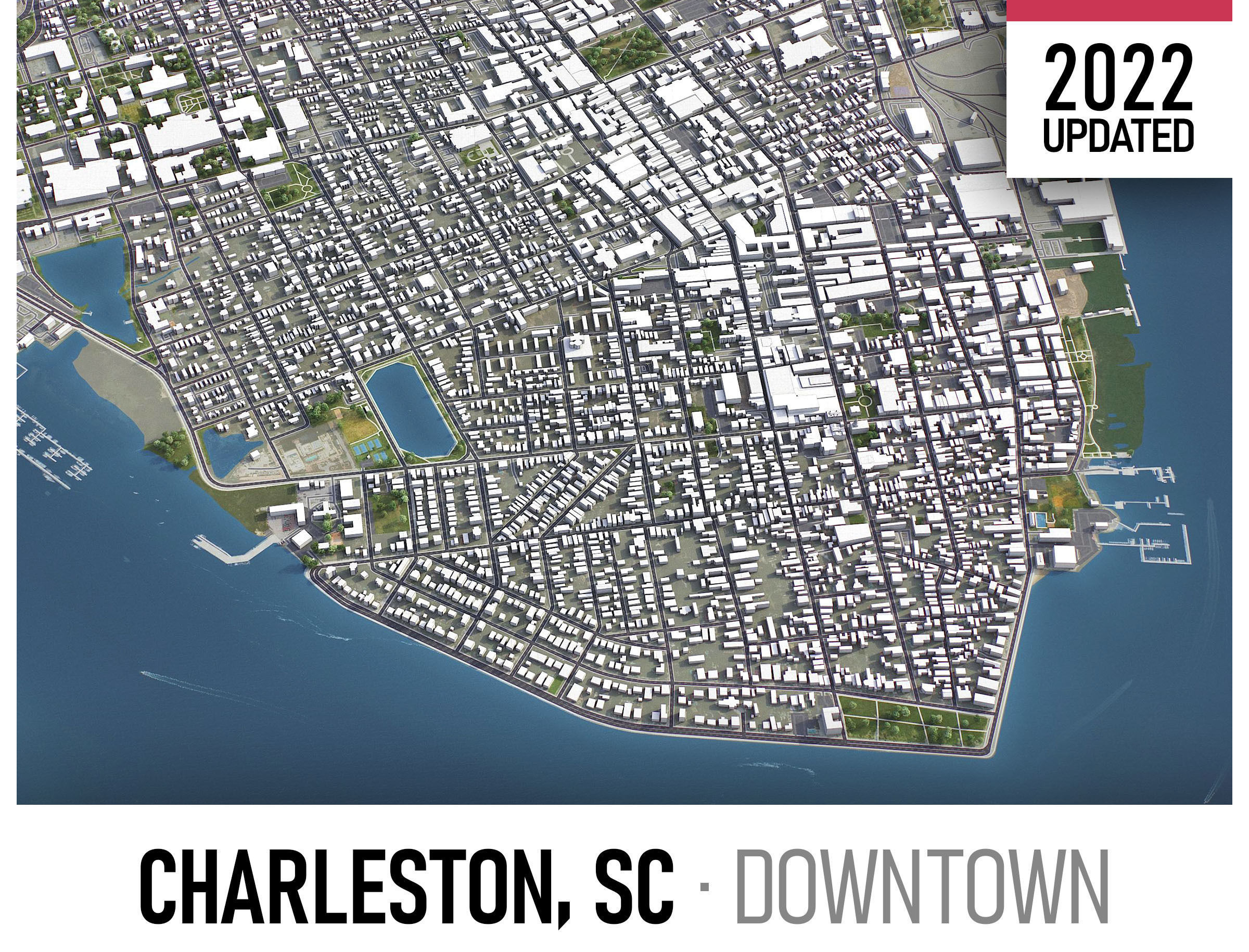 3D model Charleston VR / AR / low-poly | CGTrader