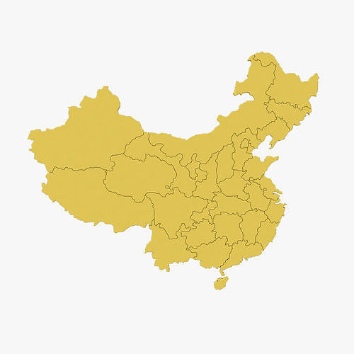 China 3d map 3D model | CGTrader