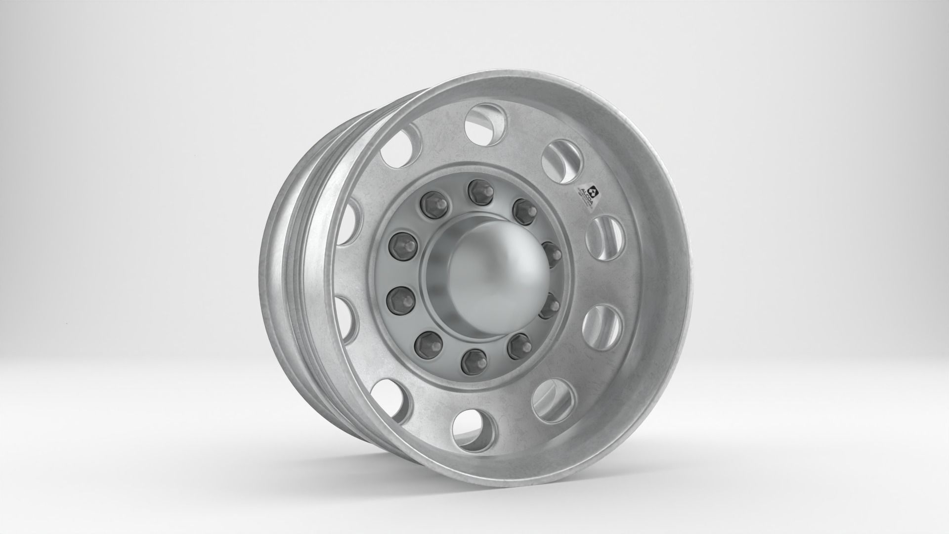 10 LUG ALCOA MILLED WHEELS 3D model | CGTrader