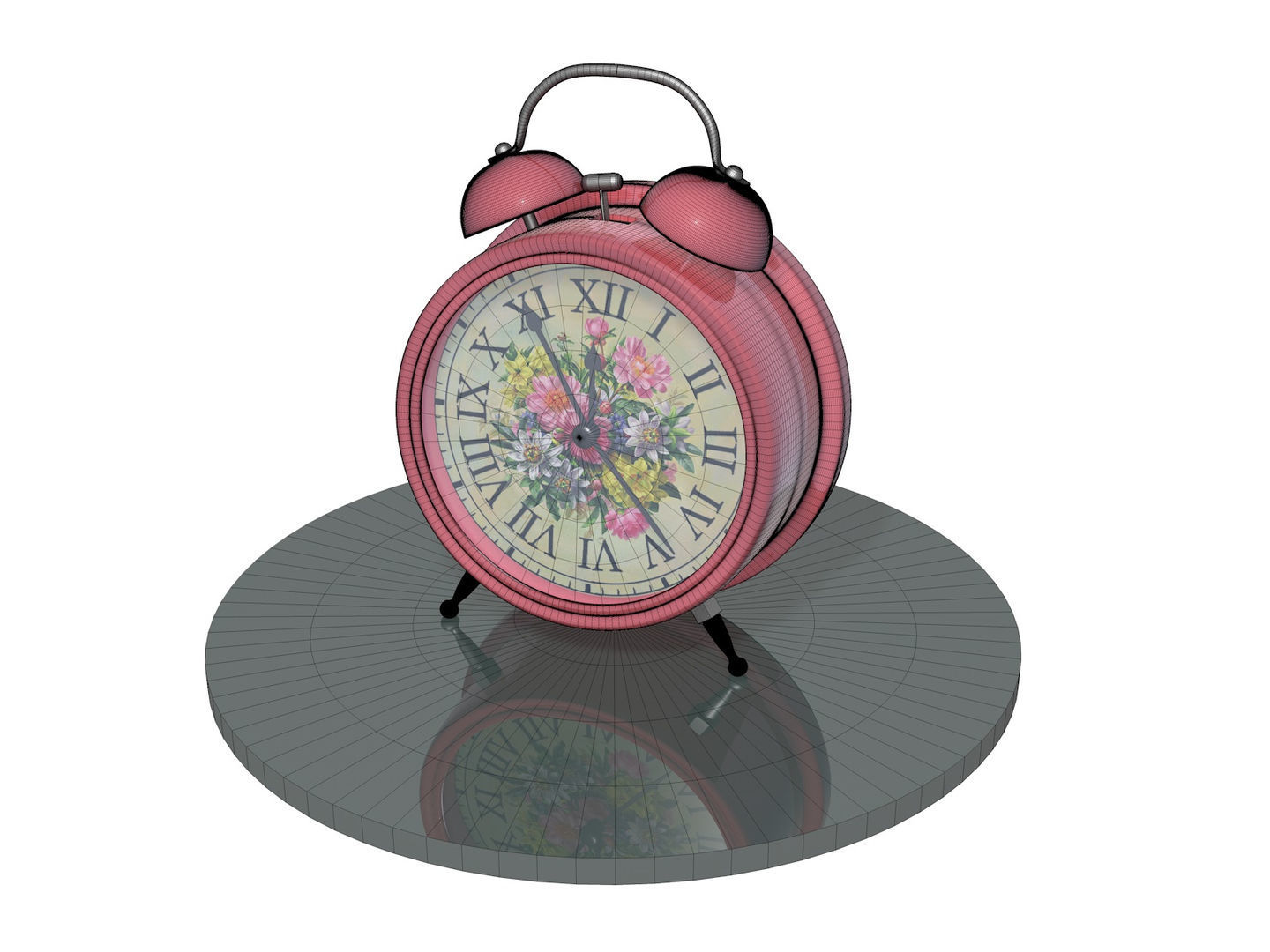 Alarm clock 7 textures 3D model | CGTrader