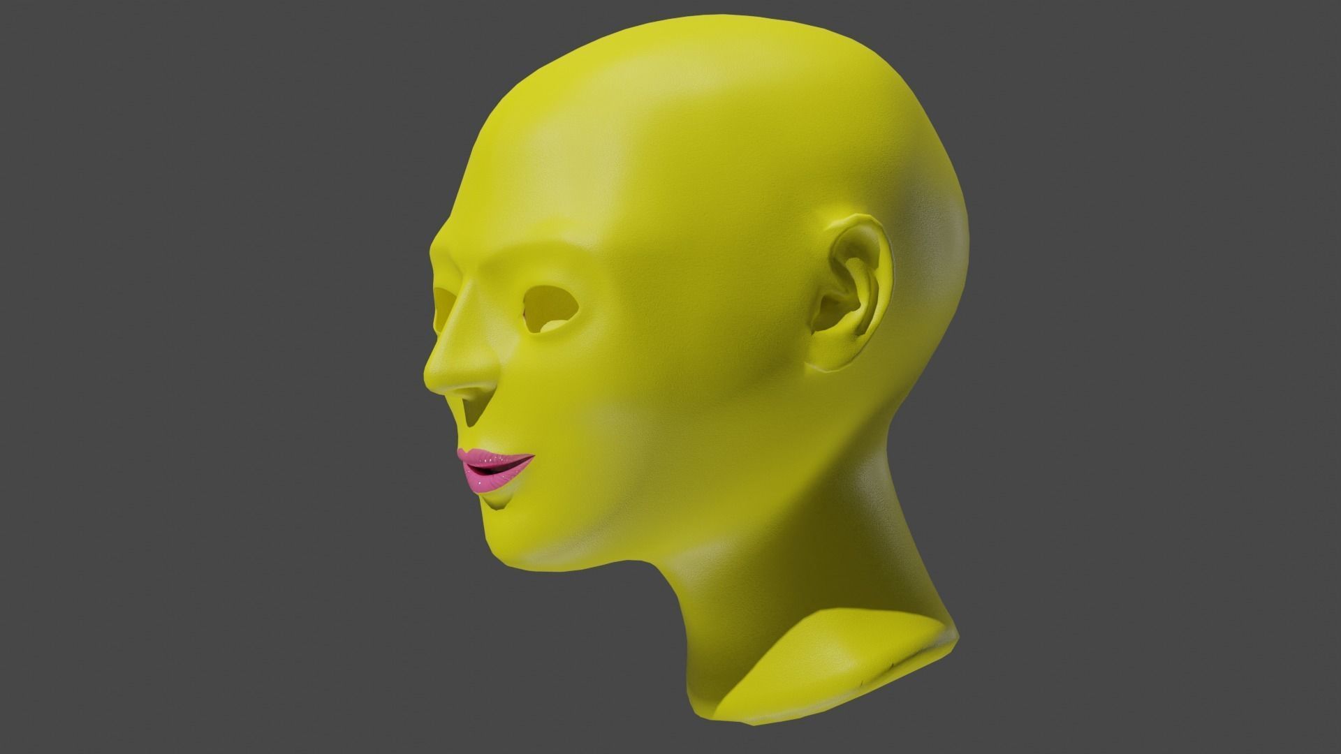 High Poly Head Bust 3D model | CGTrader