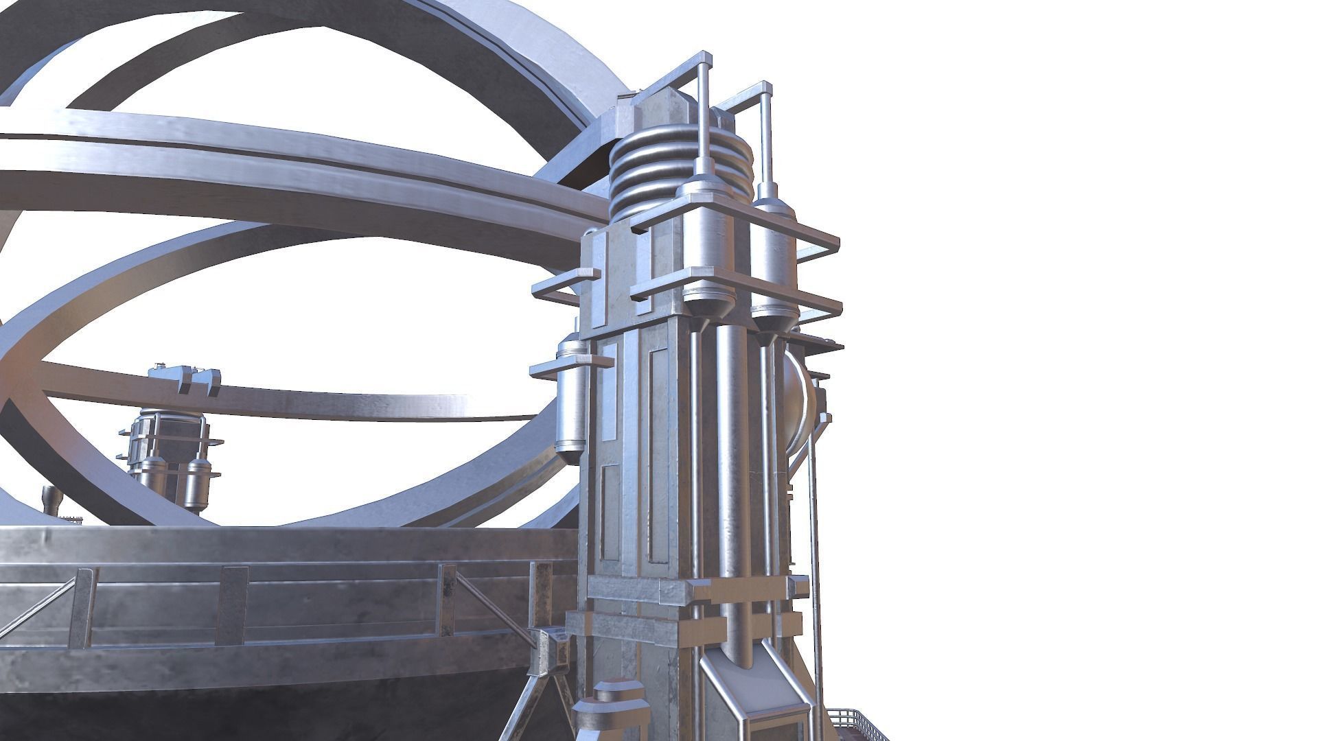 Wormhole Machine - Contact 3D model | CGTrader