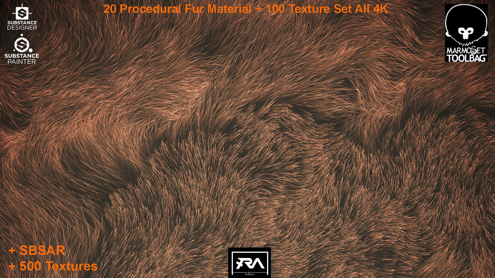 Texture 20 Procedural Fur Material Tileable 100 Texture Set 500 Texture ...