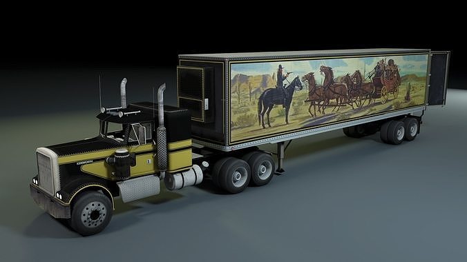 Snowmans Rig Smokey and The Bandit 3D model | CGTrader