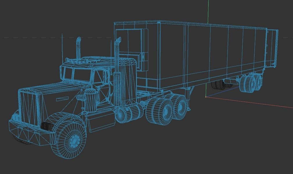 Snowmans Rig Smokey and The Bandit 3D model | CGTrader
