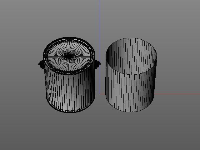 Gallon paint can with metal handle 3D model | CGTrader