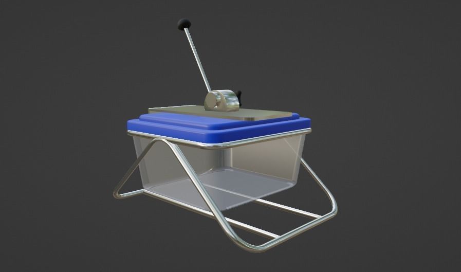 Medical Sharps Container with Hub Cutter 3d Model print ready 3D model ...