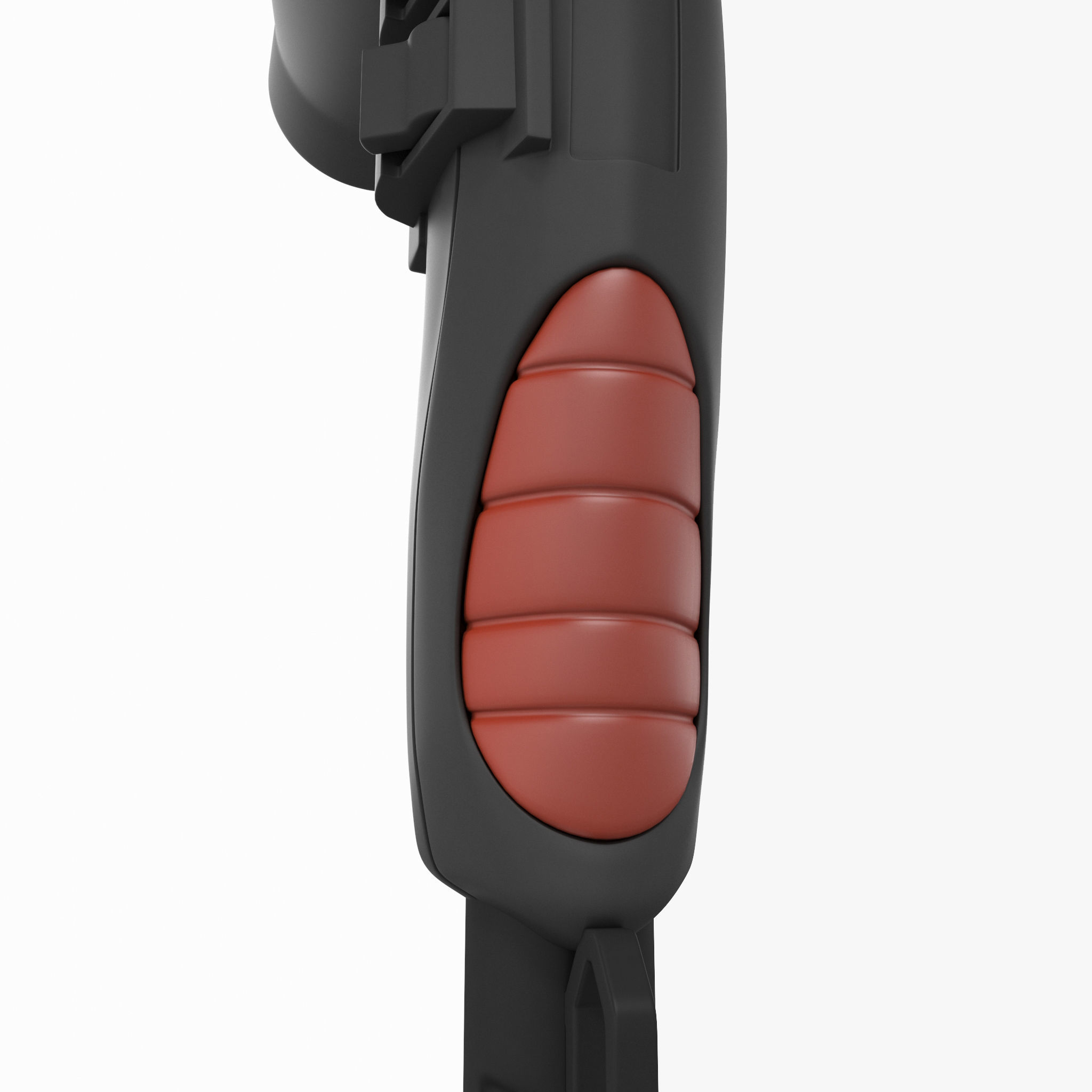 New black matte beauty hair dryer da1 3D model | CGTrader