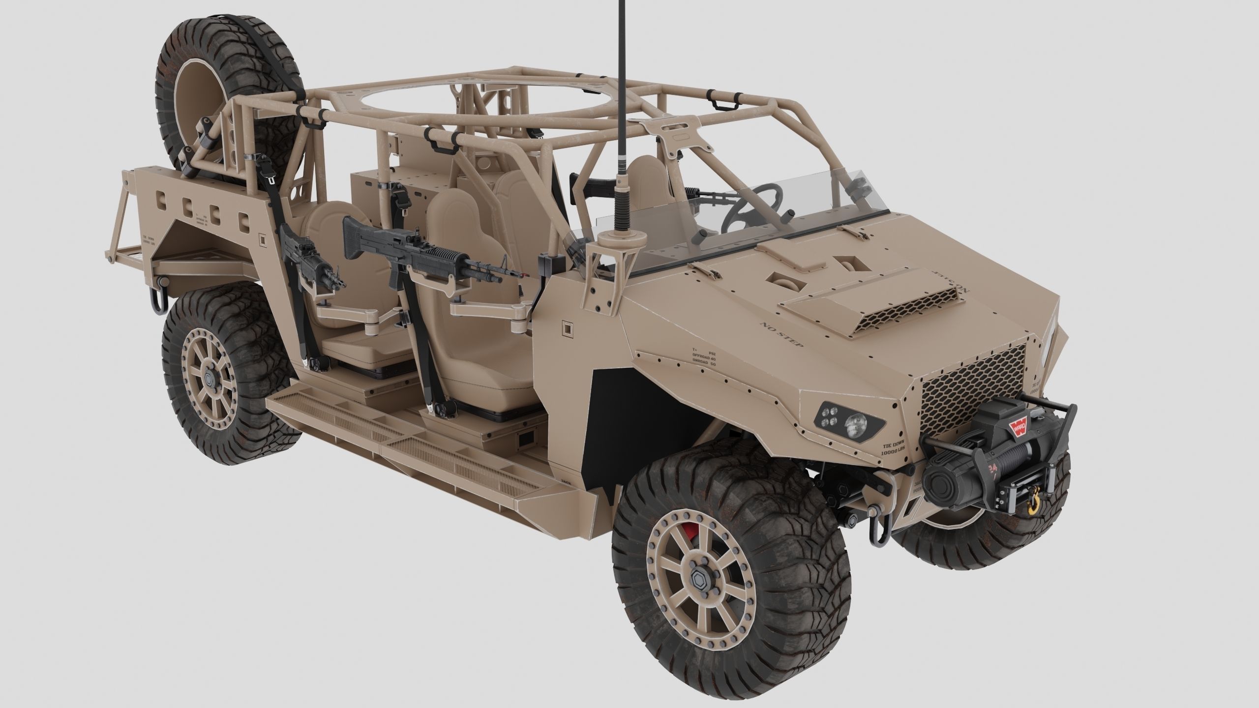 3D model Polaris Dagor A1 VR / AR / low-poly | CGTrader