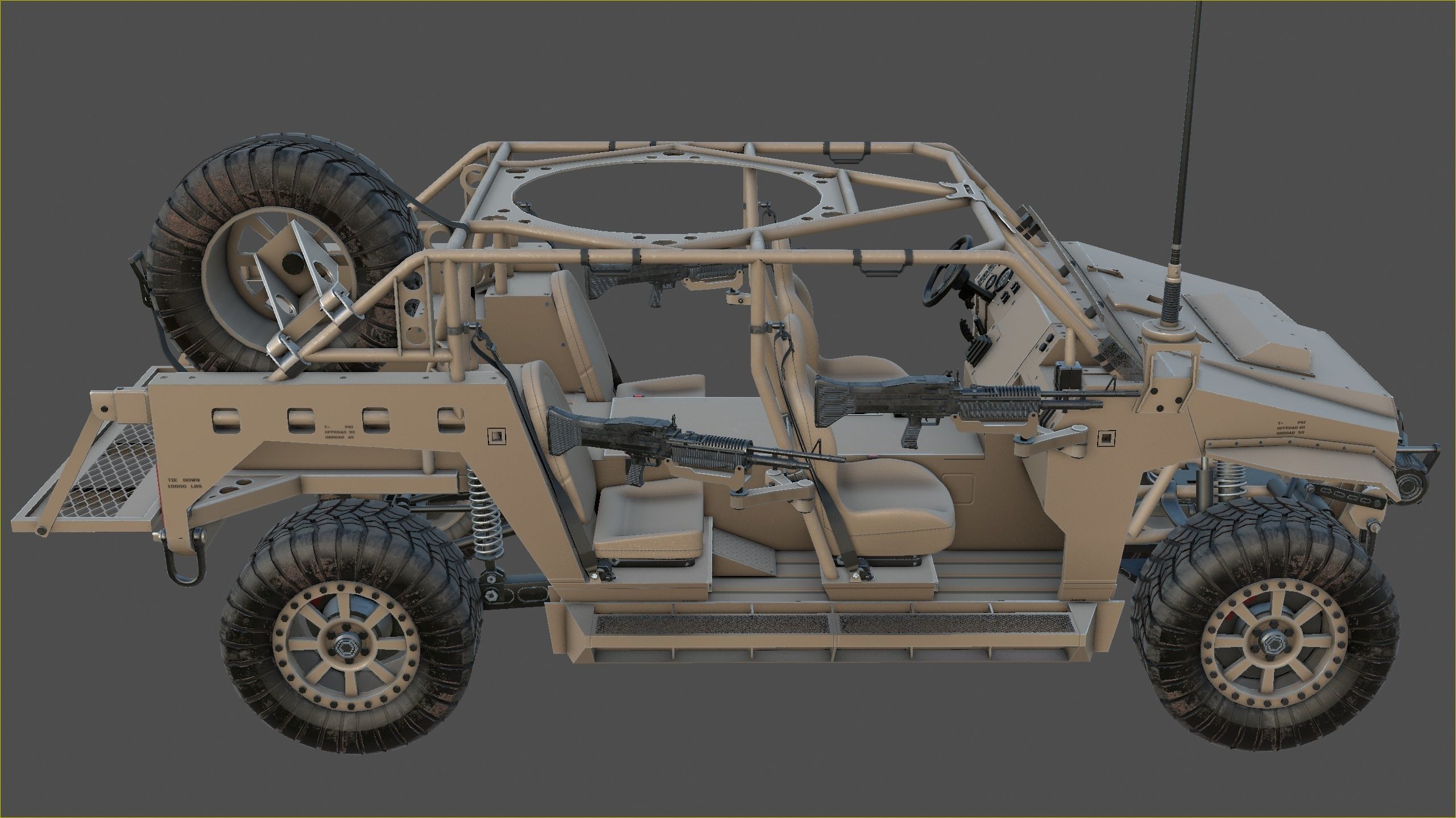 3D model Polaris Dagor A1 VR / AR / low-poly | CGTrader