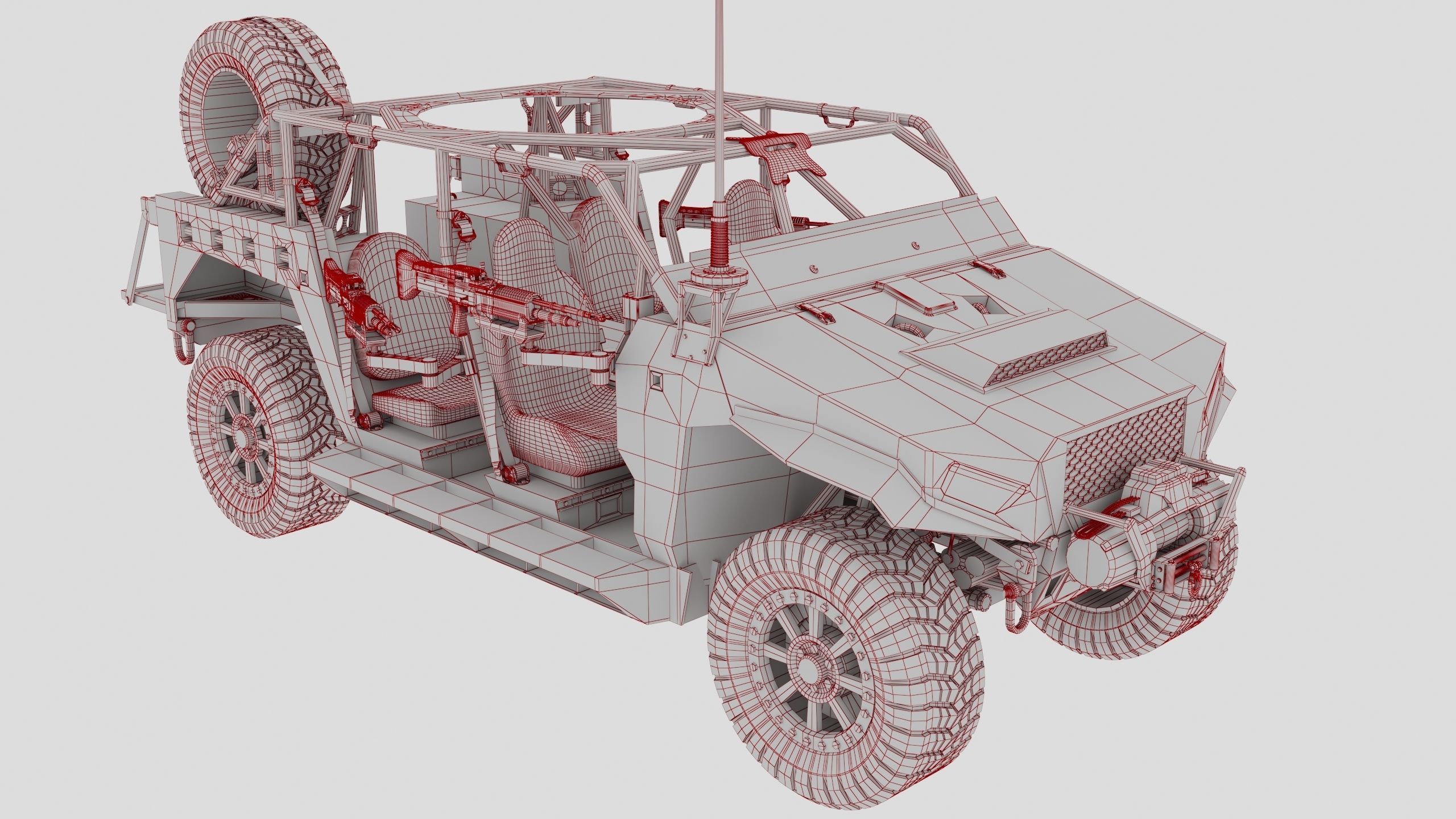 3D model Polaris Dagor A1 VR / AR / low-poly | CGTrader
