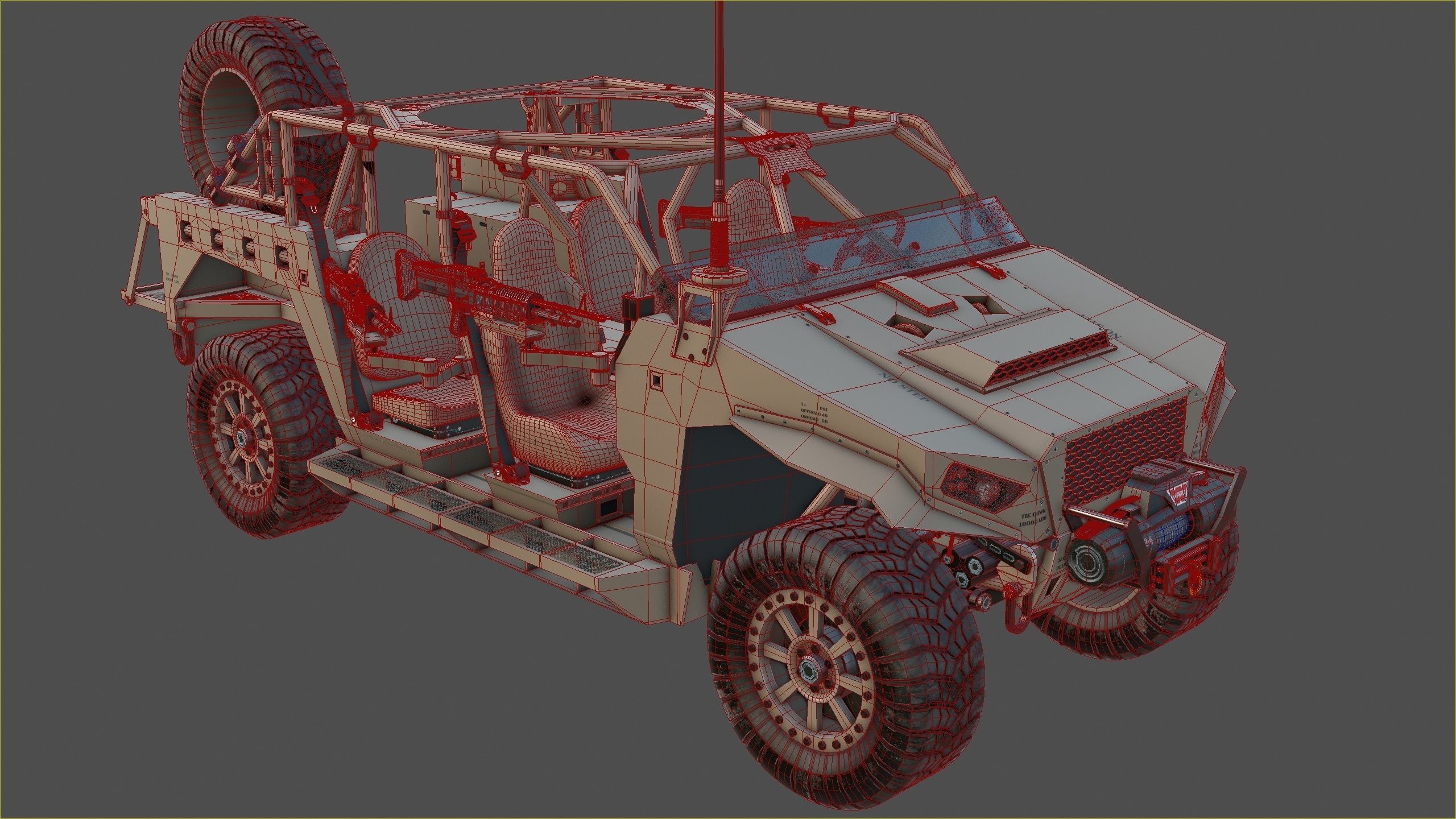 3D model Polaris Dagor A1 VR / AR / low-poly | CGTrader