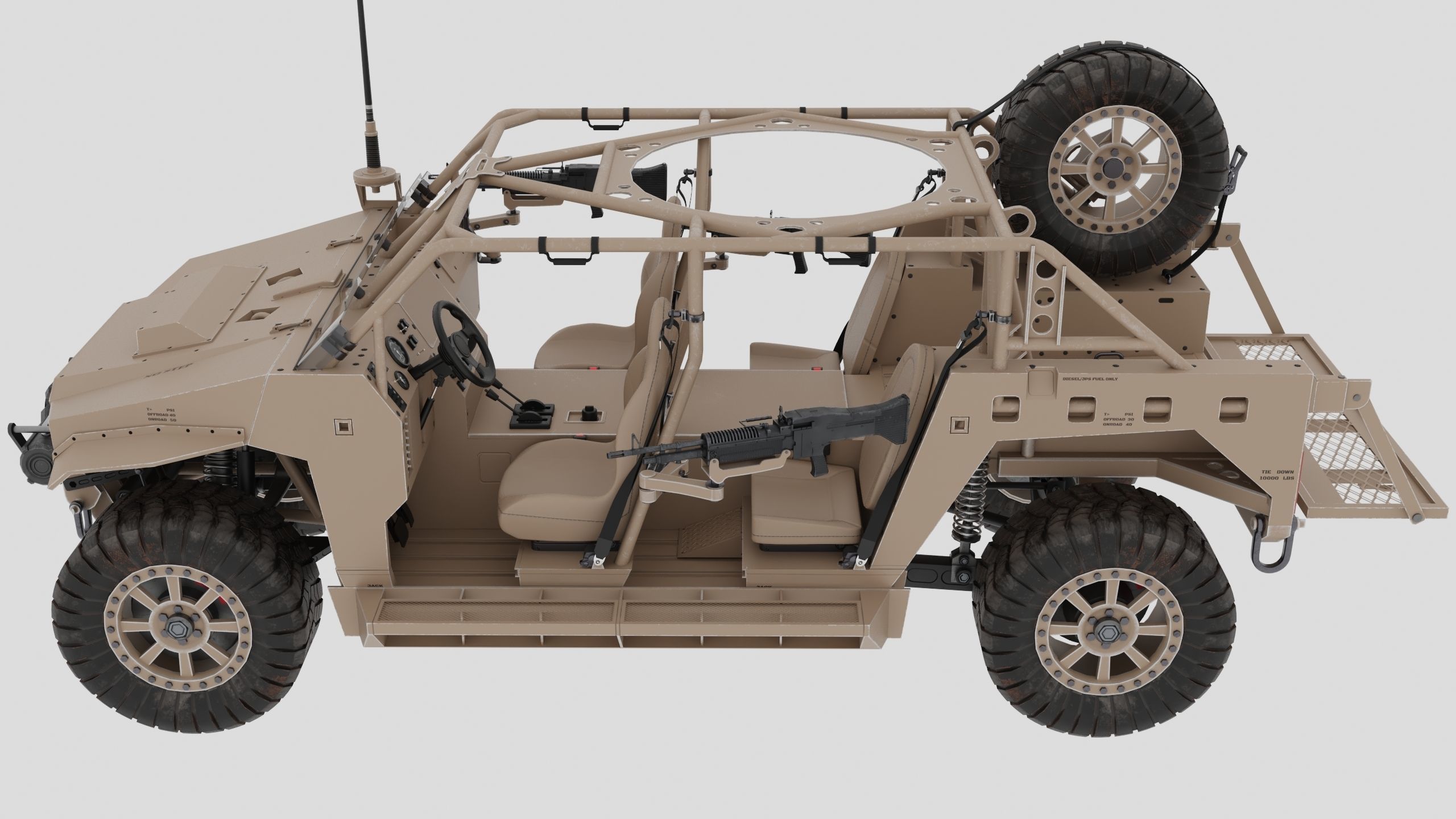 3D model Polaris Dagor A1 VR / AR / low-poly | CGTrader