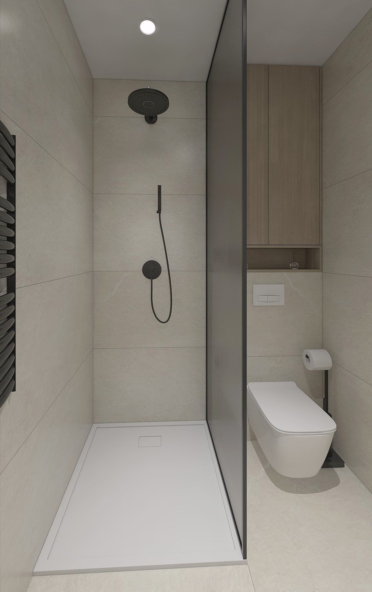 Simple but cozy shower room 3D model | CGTrader