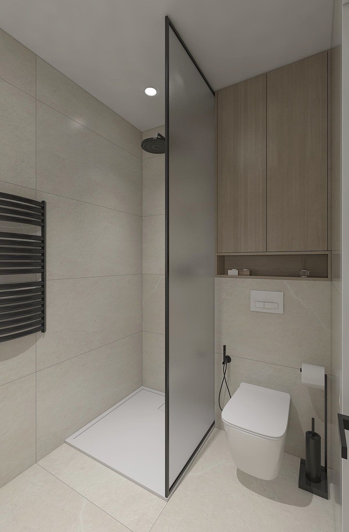 Simple but cozy shower room 3D model | CGTrader