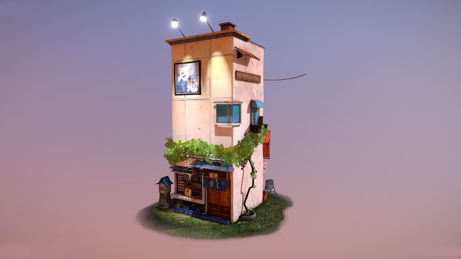 3D model Tokyo Storefronts VR / AR / low-poly | CGTrader